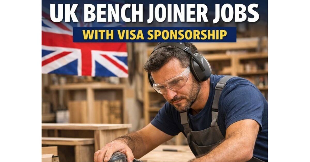 UK Bench Joiner Jobs with Visa Sponsorship 2026 - Apply Now