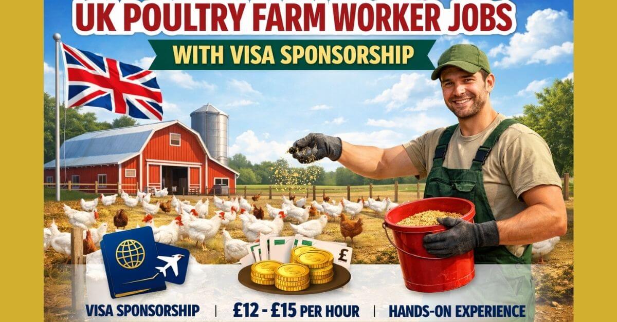 UK Poultry Farm Worker Jobs With Visa Sponsorship 2026