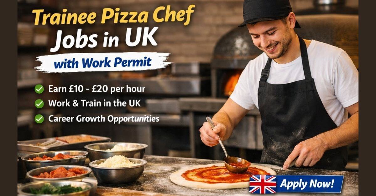 Trainee Pizza Chef Jobs in UK with Work Permit 2026