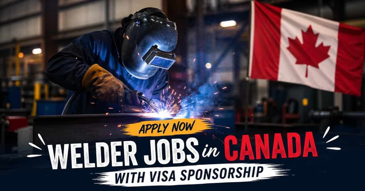 Welder Jobs in Canada with Visa Sponsorship 2026